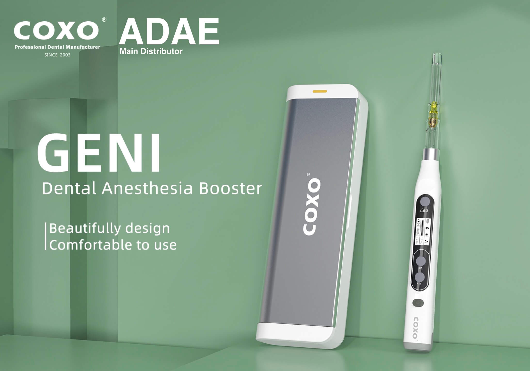 Coxo GENI Dental Anesthesia Booster-New release – ADAE Dental Online Store