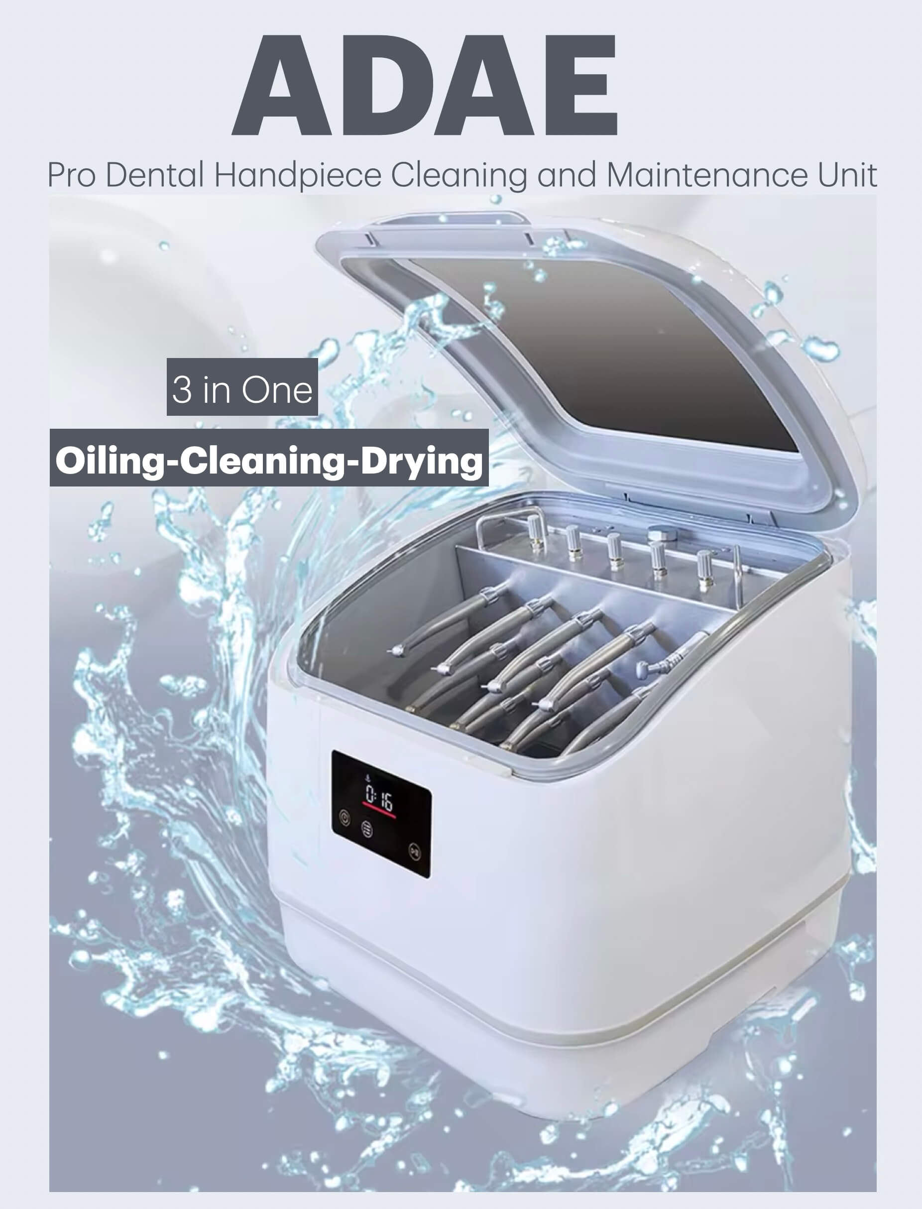 ADAE Pro dental handpiece cleaning and maintenance unit – ADAE Dental ...