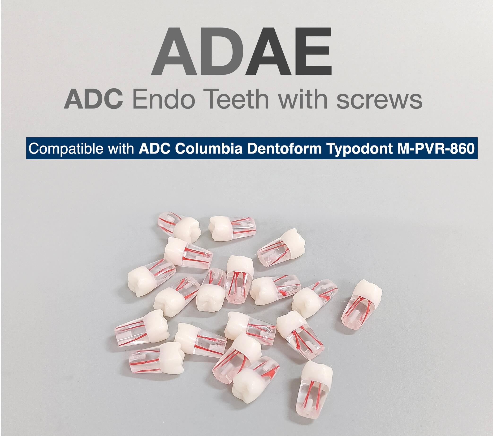 ADC Endo teeth with screws (Compatible with ADC Columbia M-PVR-860 mag ...