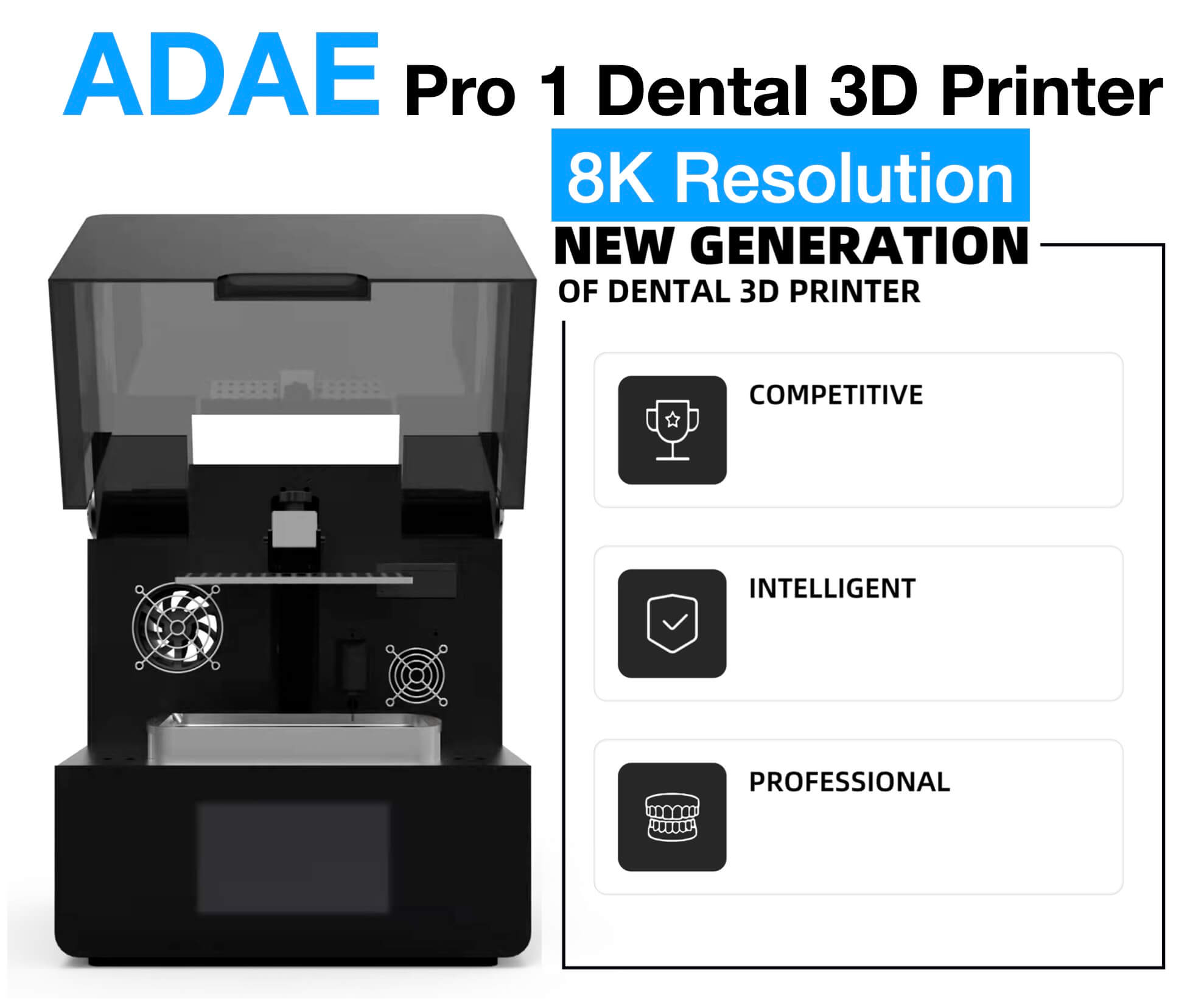 ADAE Pro 1 Dental 3D printer – ADAE Dental Online Store