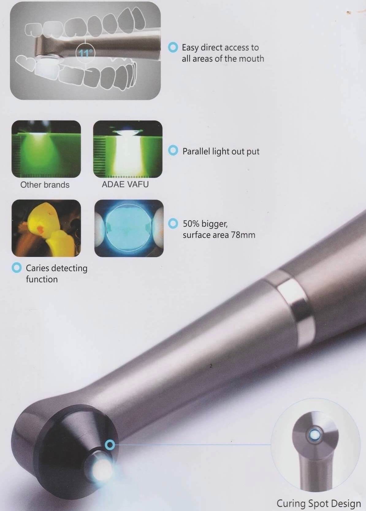 ADAE VAFU curing light with caries detector (upgraded version) – ADAE ...