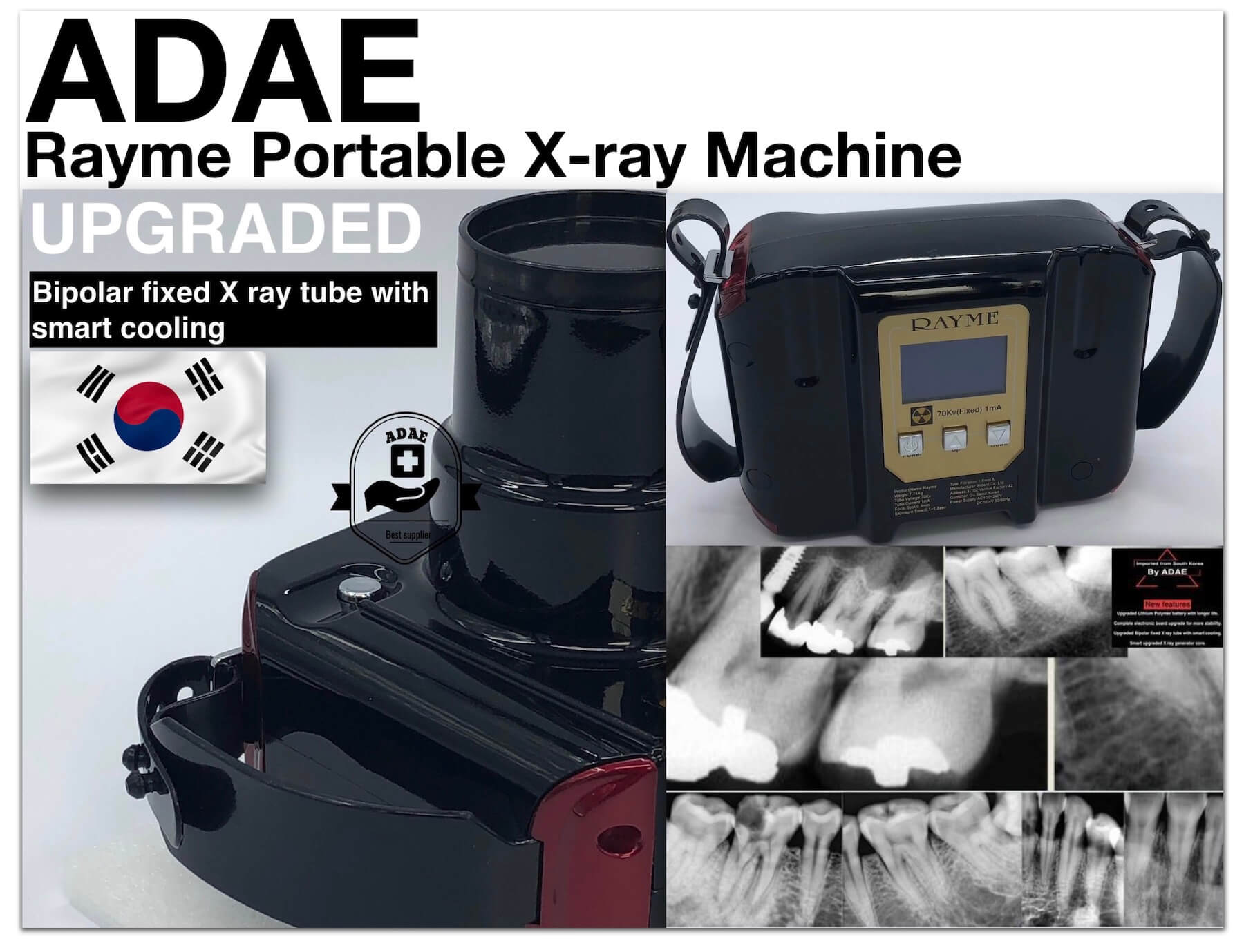 Rayme Portable X-ray machine(Upgraded version) – ADAE Dental Online Store