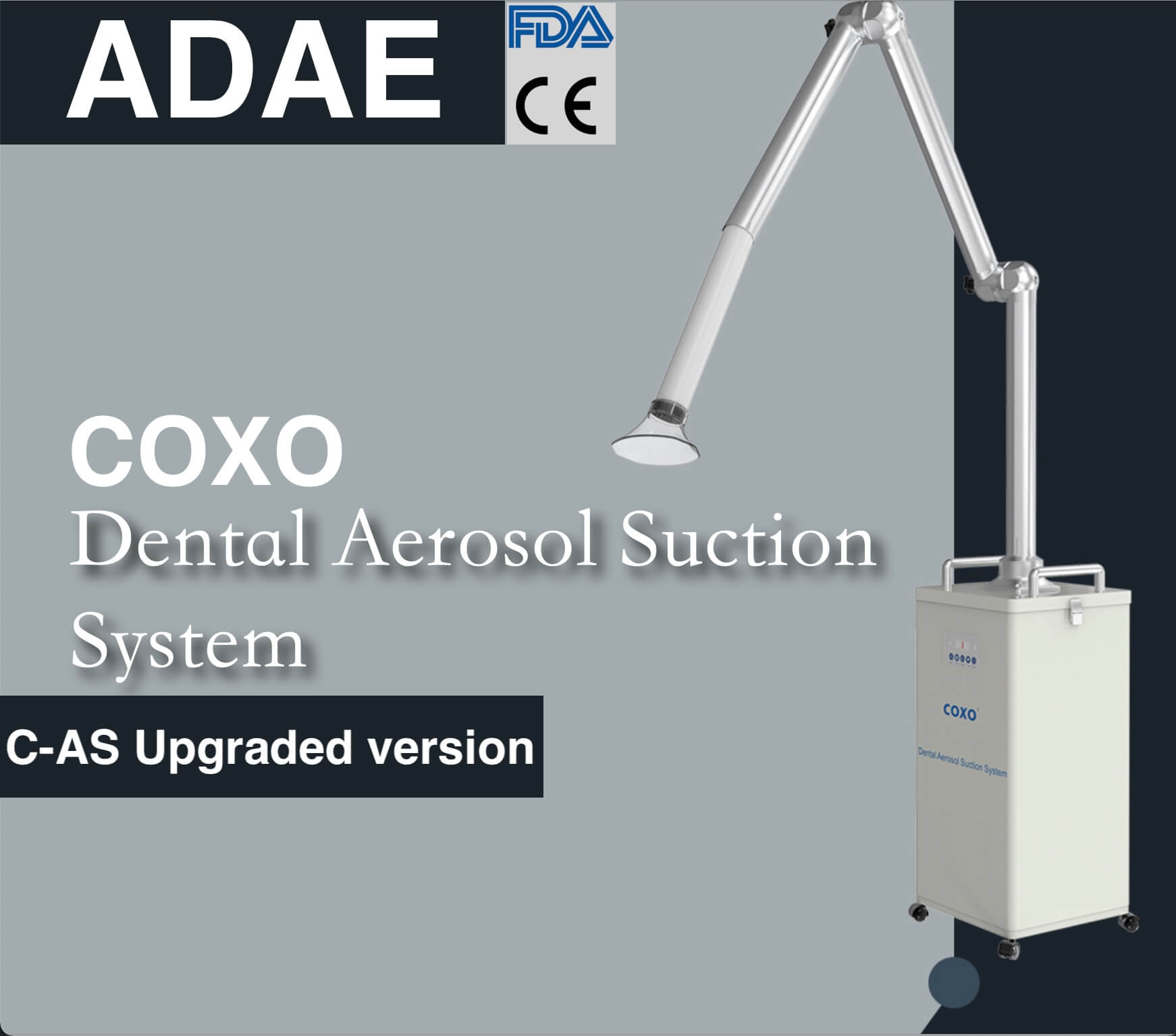 Upgraded Coxo extraoral aerosol suction unit (FDA-CE approved)-(BIG sa ...